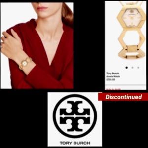 Tory Burch | Accessories | Tory Burch Amelia Hexagon Ivory Watchdisc ...